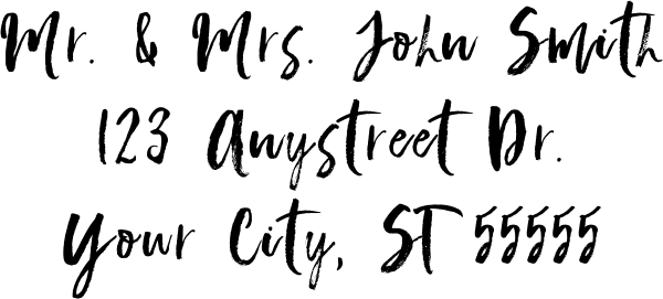 Script Custom 3 Line Stamp - Corp Connect