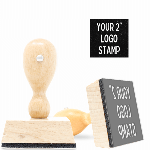 Custom 2 inch Logo Stamp - Corp Connect