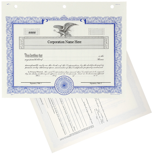 Duke 11 Stock Certificates - Quantity of 20 or More | Corp Connect
