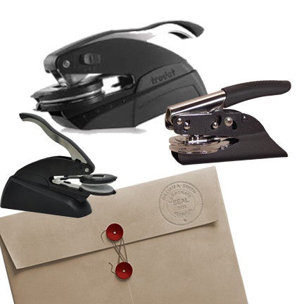 Logo Embosser Seal with Text - Corp Connect