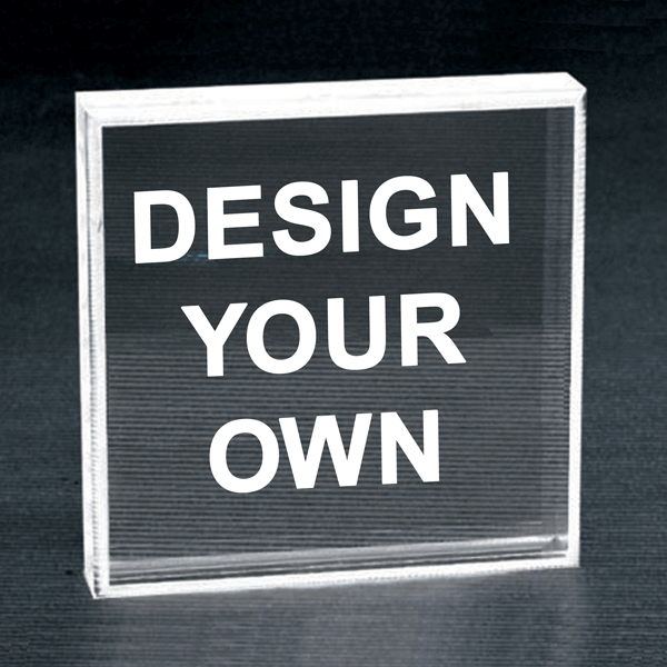 Personalized Clear Paperweight – Corp Connect