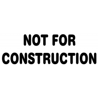 Not for Construction Stamp, 1" x 3" - Corp Connect